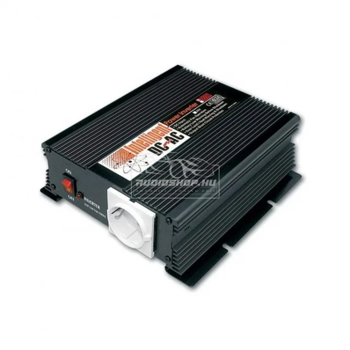 Intelligent SP-600-12V trapéz inverter 12V / 600Watt folyamatos ...